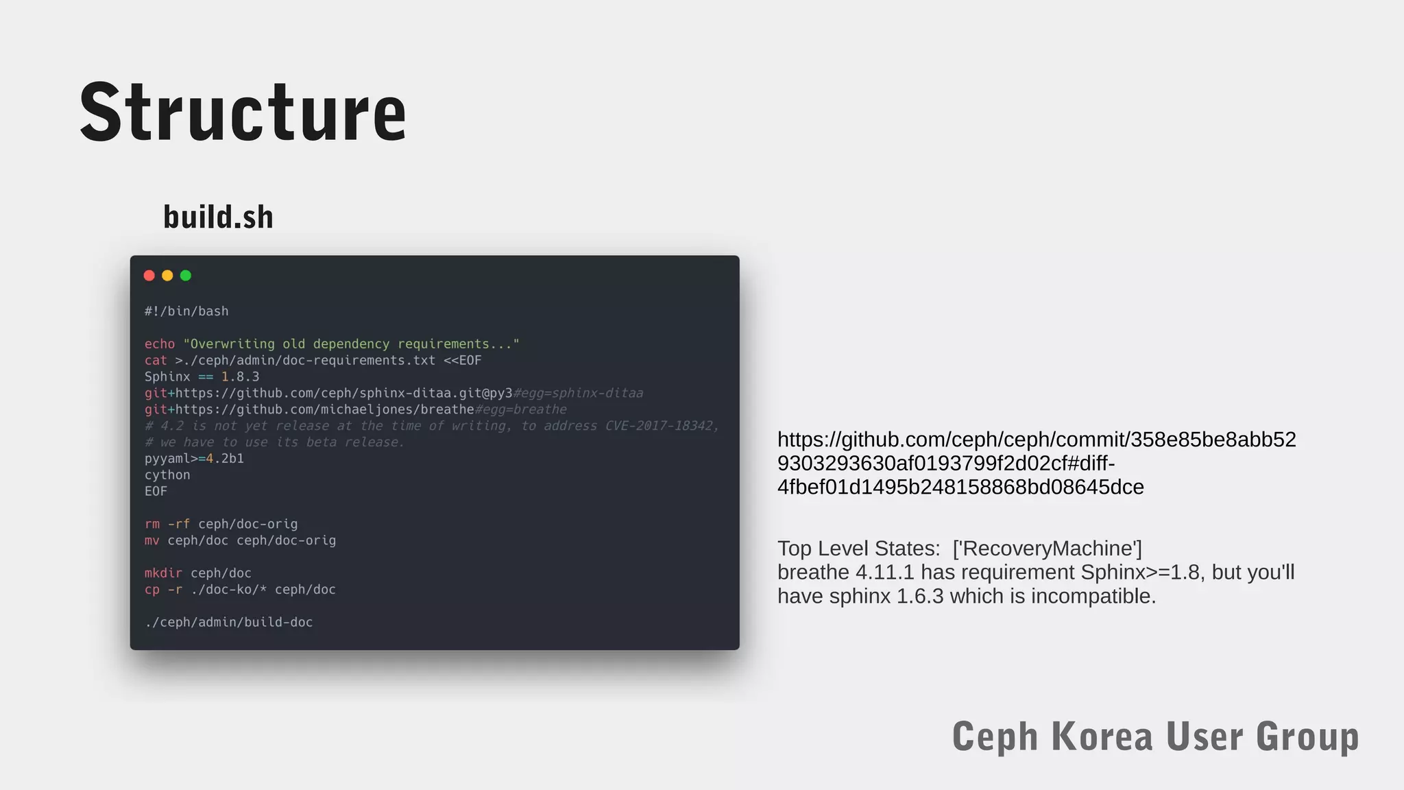 Ceph Korean Documentation