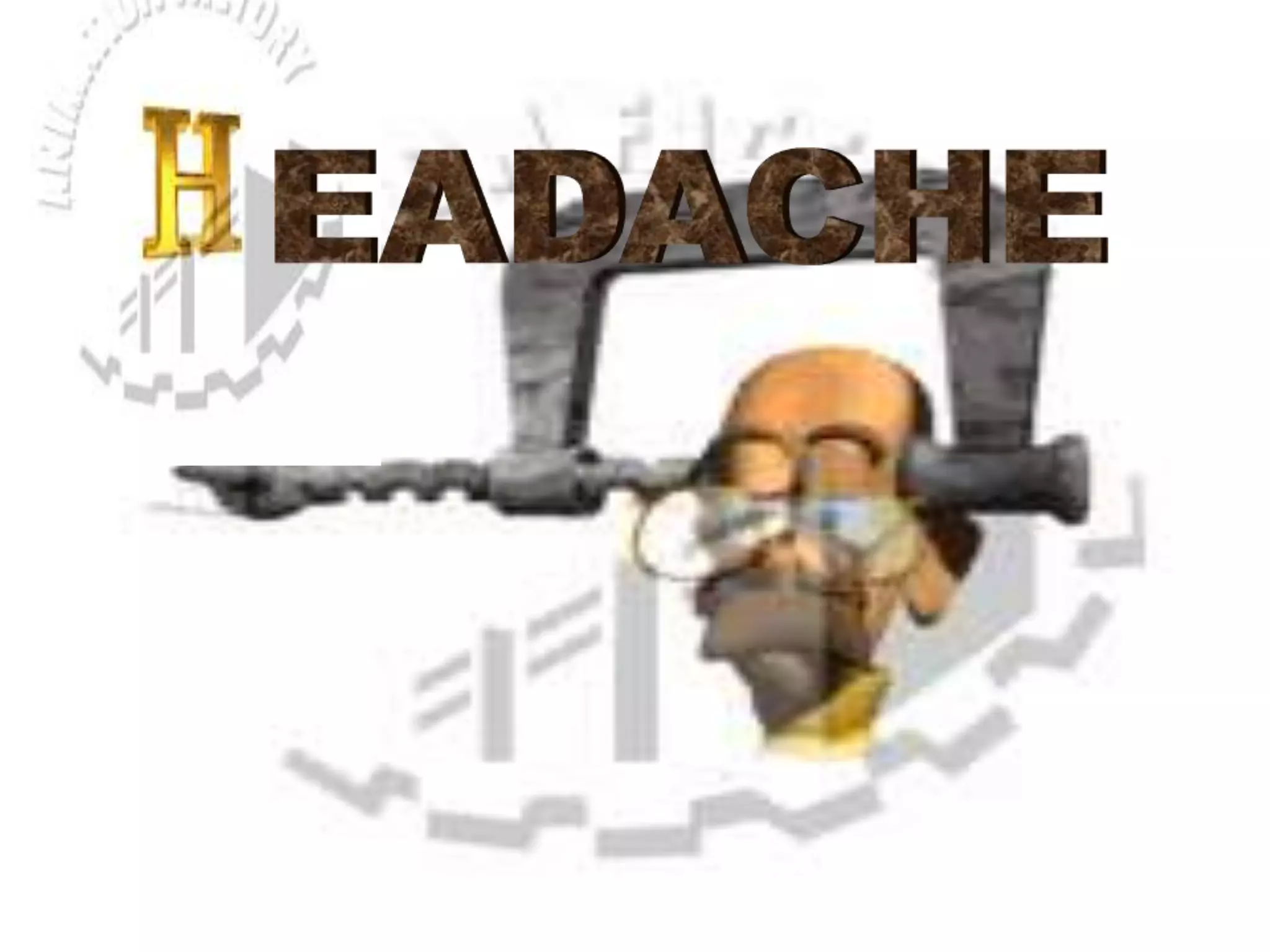 Cephalgia.Unni Krishnan.S.V JIPMER | PPTX | Brain and Nervous System ...