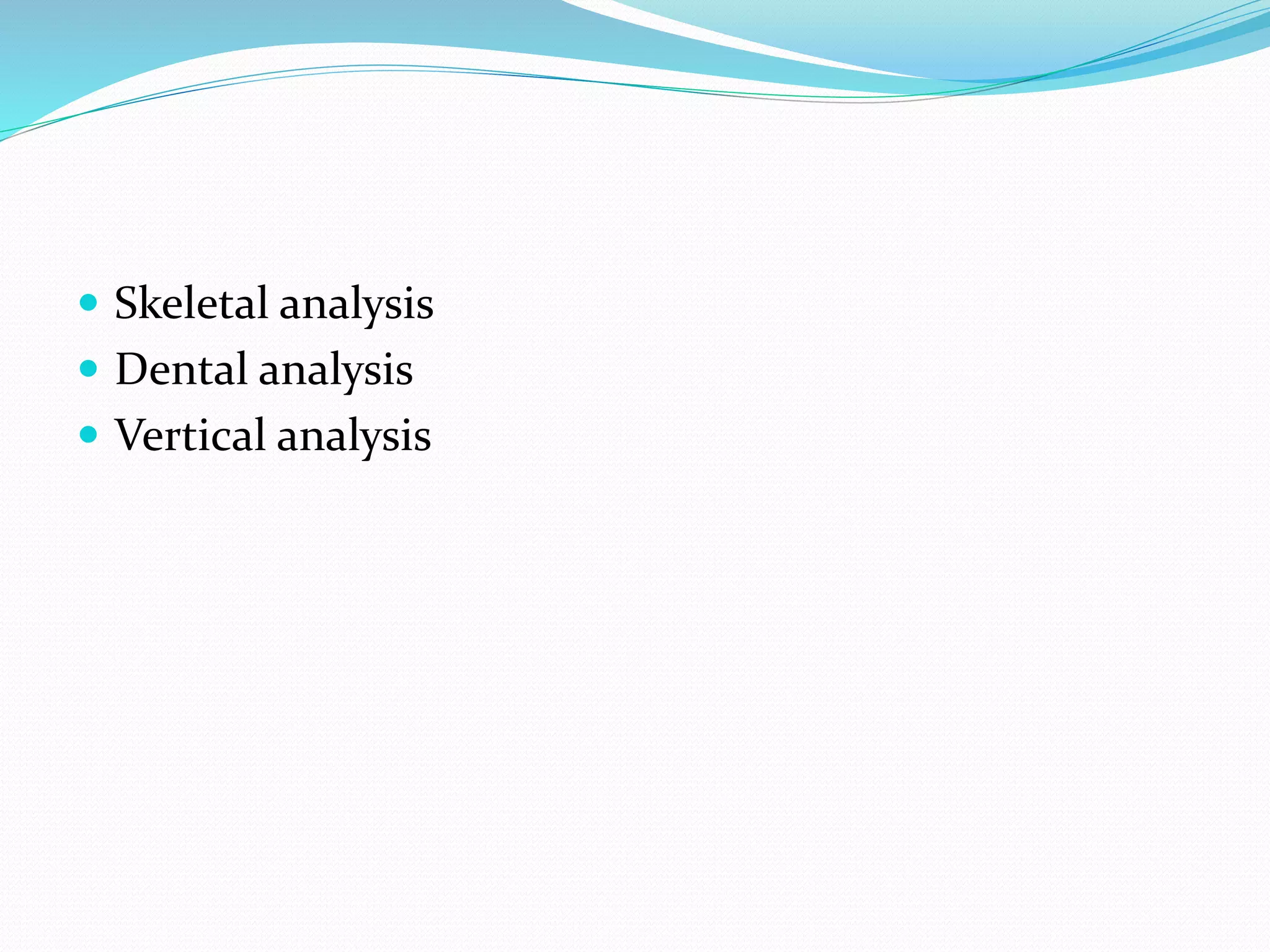 Orthodontic Cephalometric analysis | PPTX
