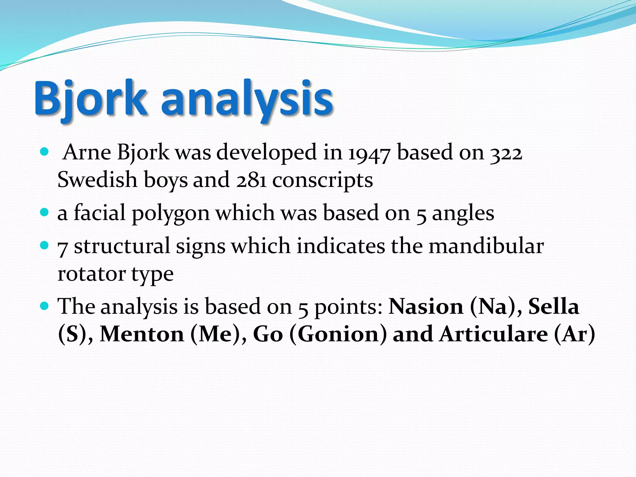 Orthodontic Cephalometric analysis | PPTX