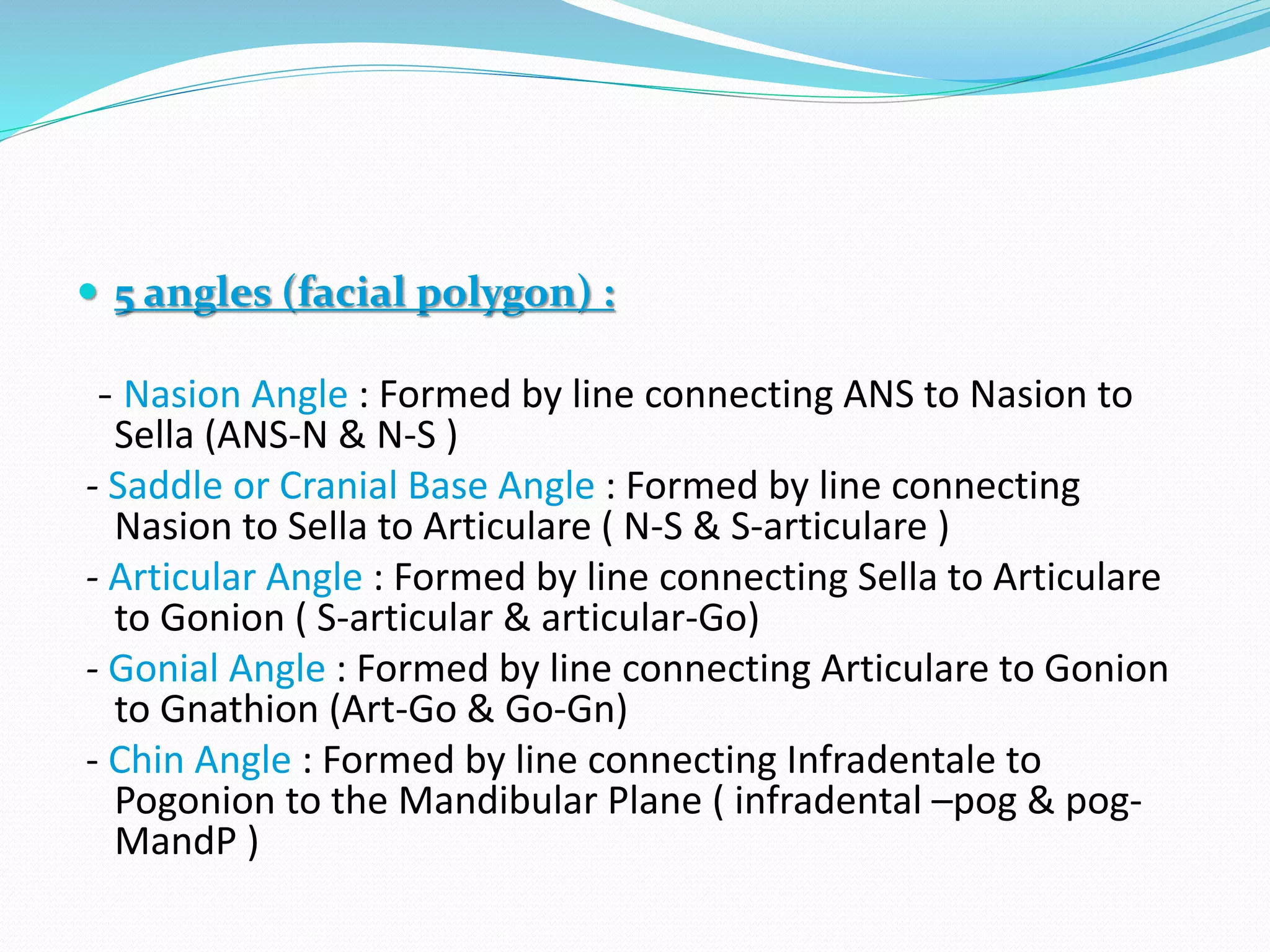 Orthodontic Cephalometric analysis | PPTX