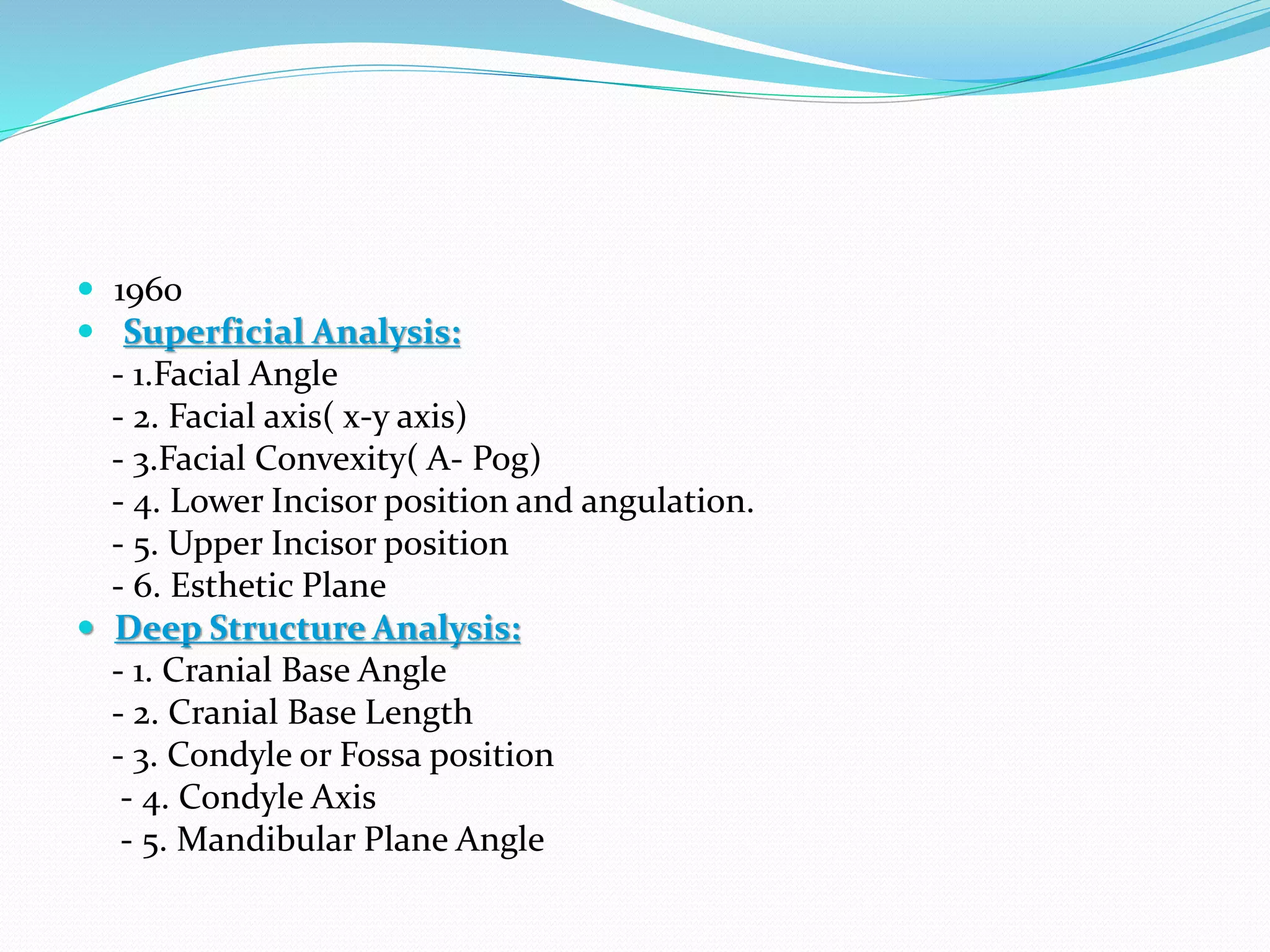 Orthodontic Cephalometric analysis | PPTX