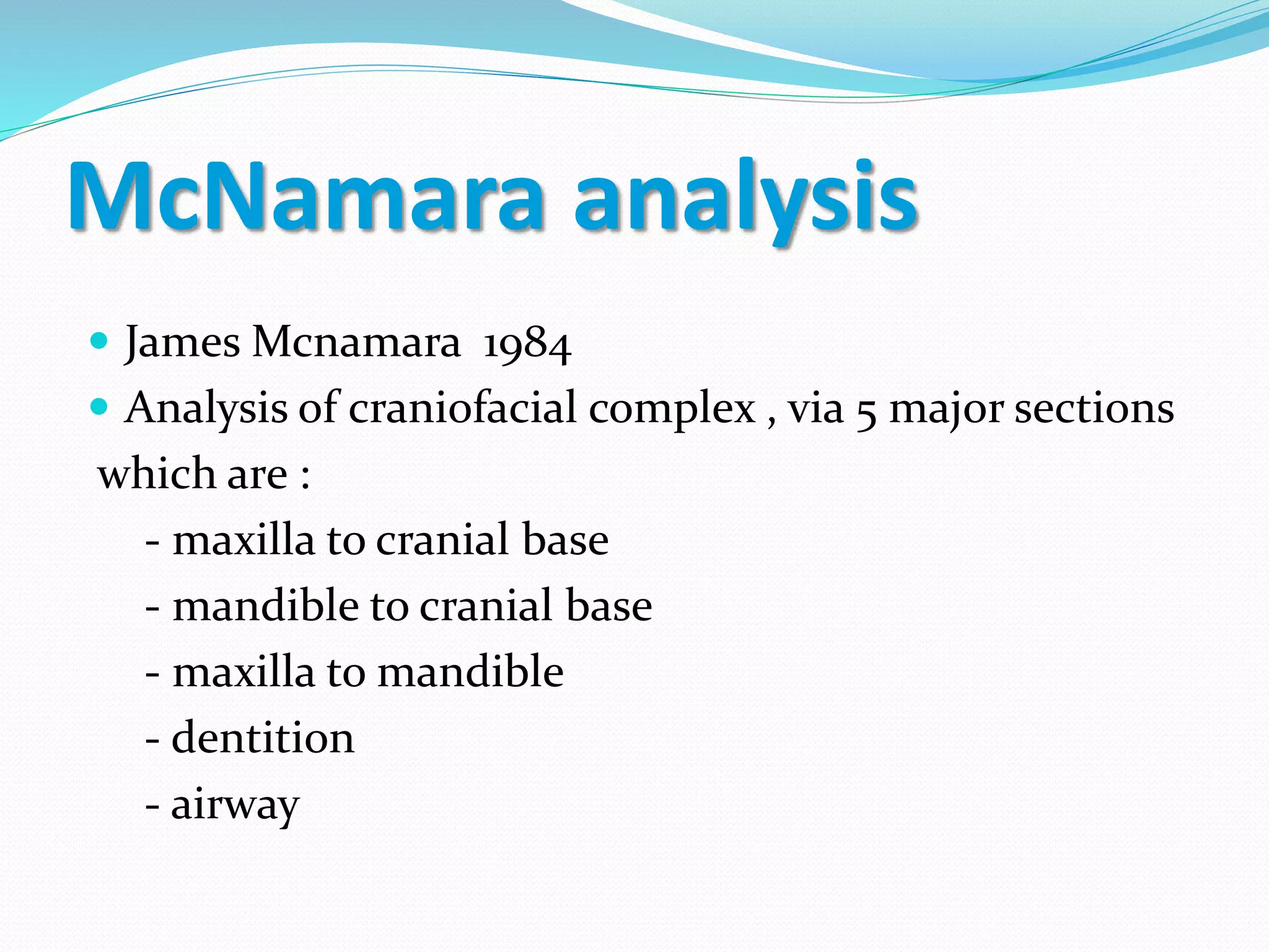 Orthodontic Cephalometric analysis | PPTX