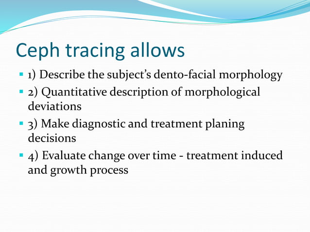 Orthodontic Cephalometric analysis | PPTX