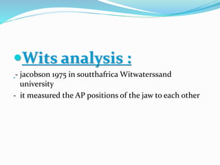 Orthodontic Cephalometric analysis | PPTX