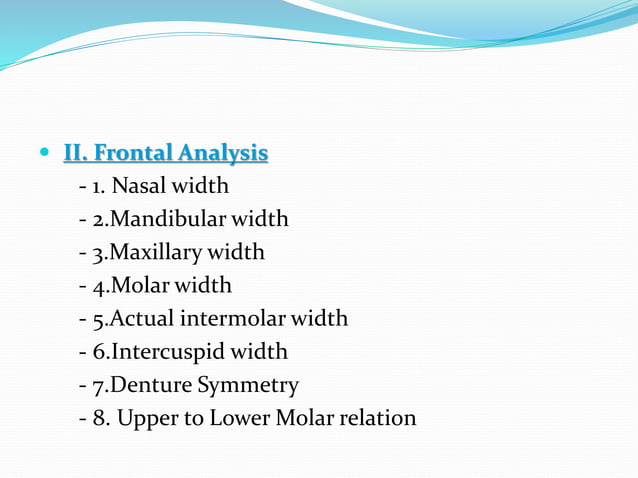 Orthodontic Cephalometric analysis | PPTX