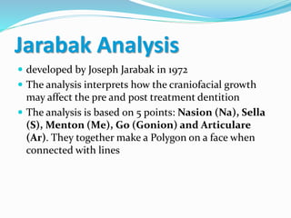 Orthodontic Cephalometric analysis | PPT