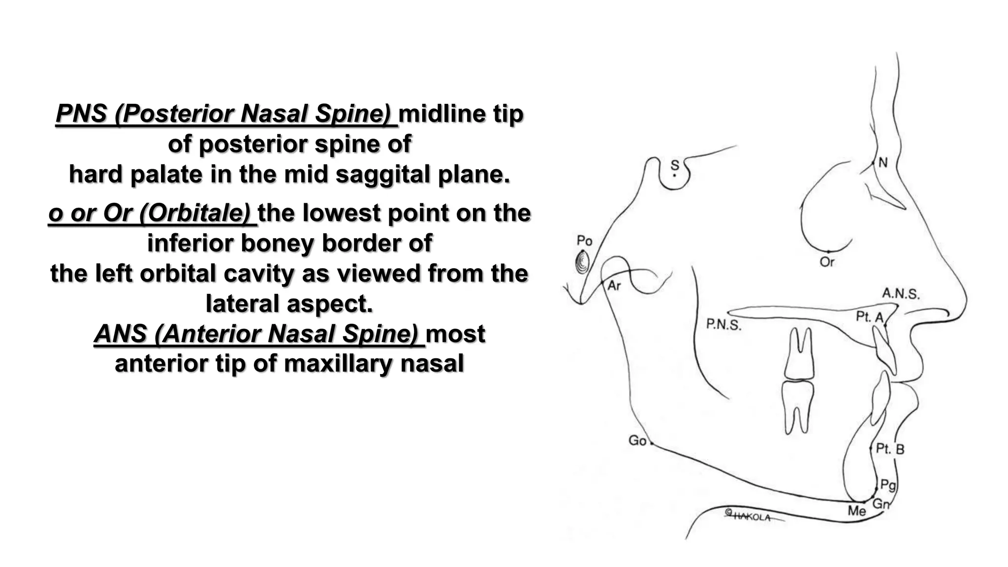 Cephalometric for orthognathic surgery part 1 | PPTX