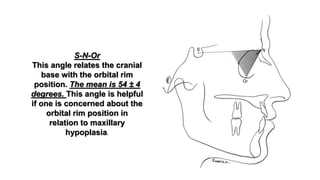 Cephalometric for orthognathic surgery part 1 | PPTX