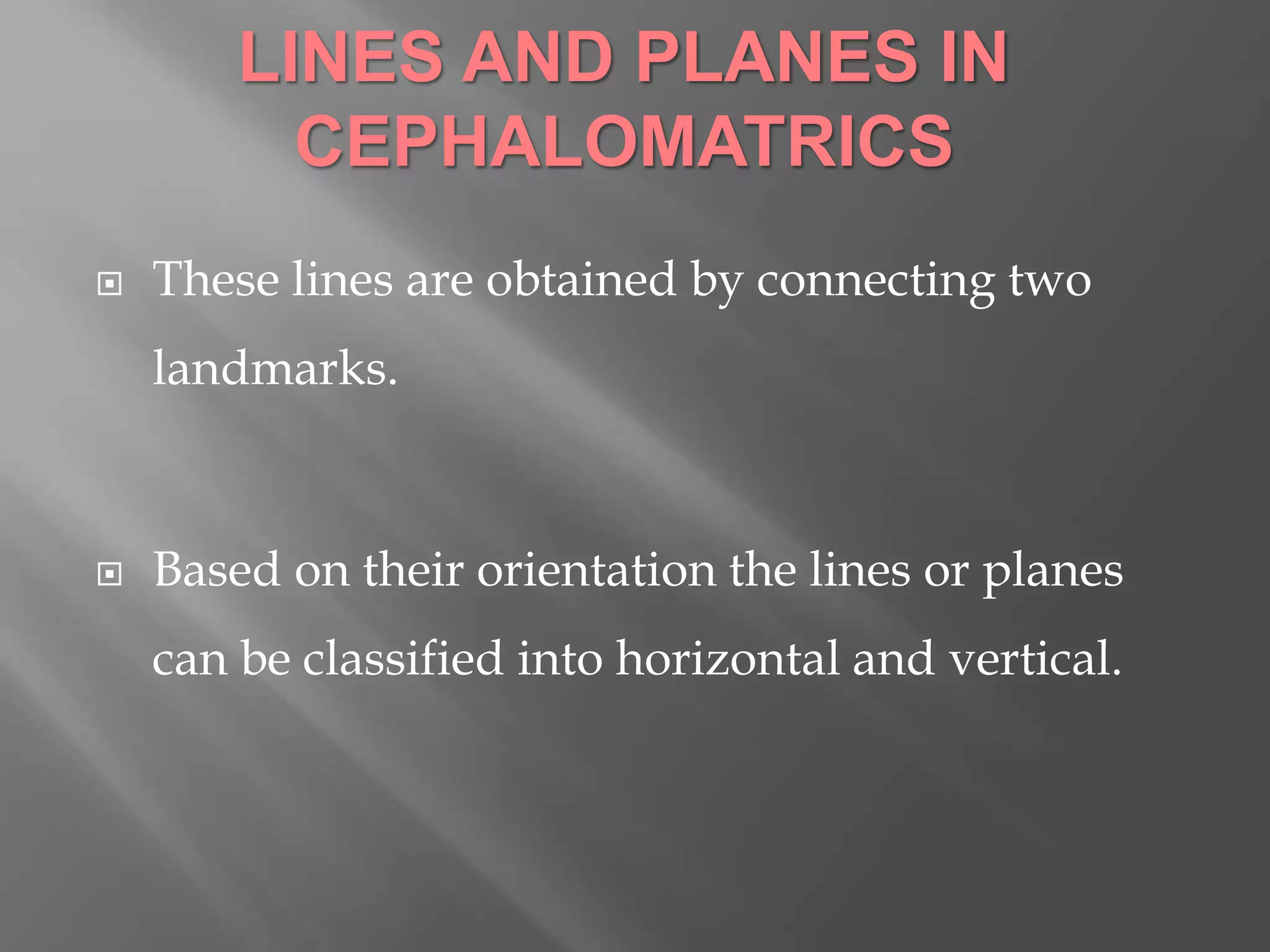Cephalometric landmarks | PPTX