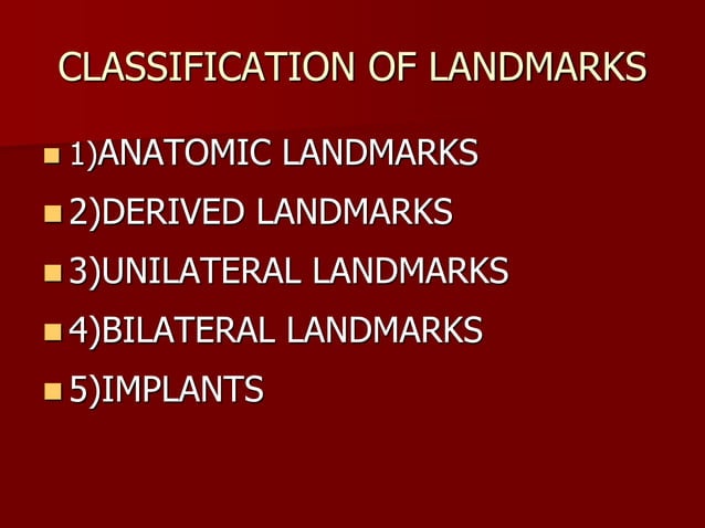 Cephalometric landmarks | PPT | Dental Health | Diseases and Conditions
