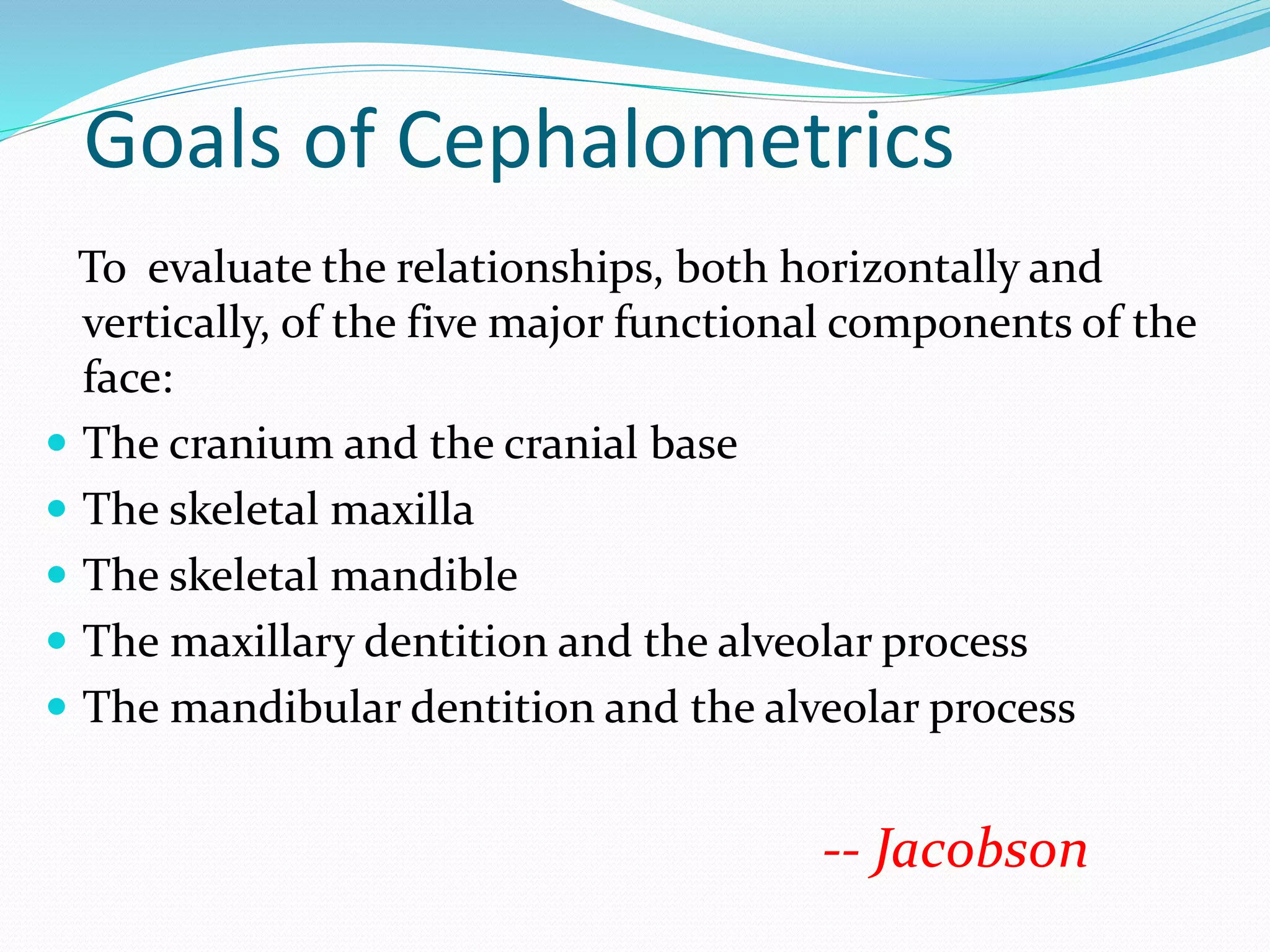 Cephalometrics (hard and soft tissue ) - in detail | PPTX