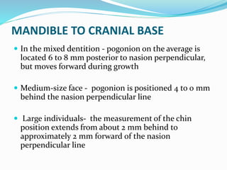 Cephalometrics (hard and soft tissue ) - in detail | PPTX
