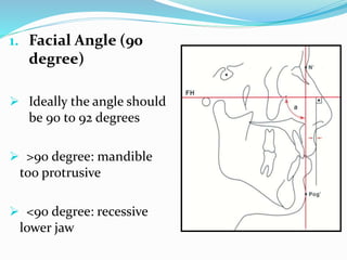 Cephalometrics (hard and soft tissue ) - in detail | PPTX