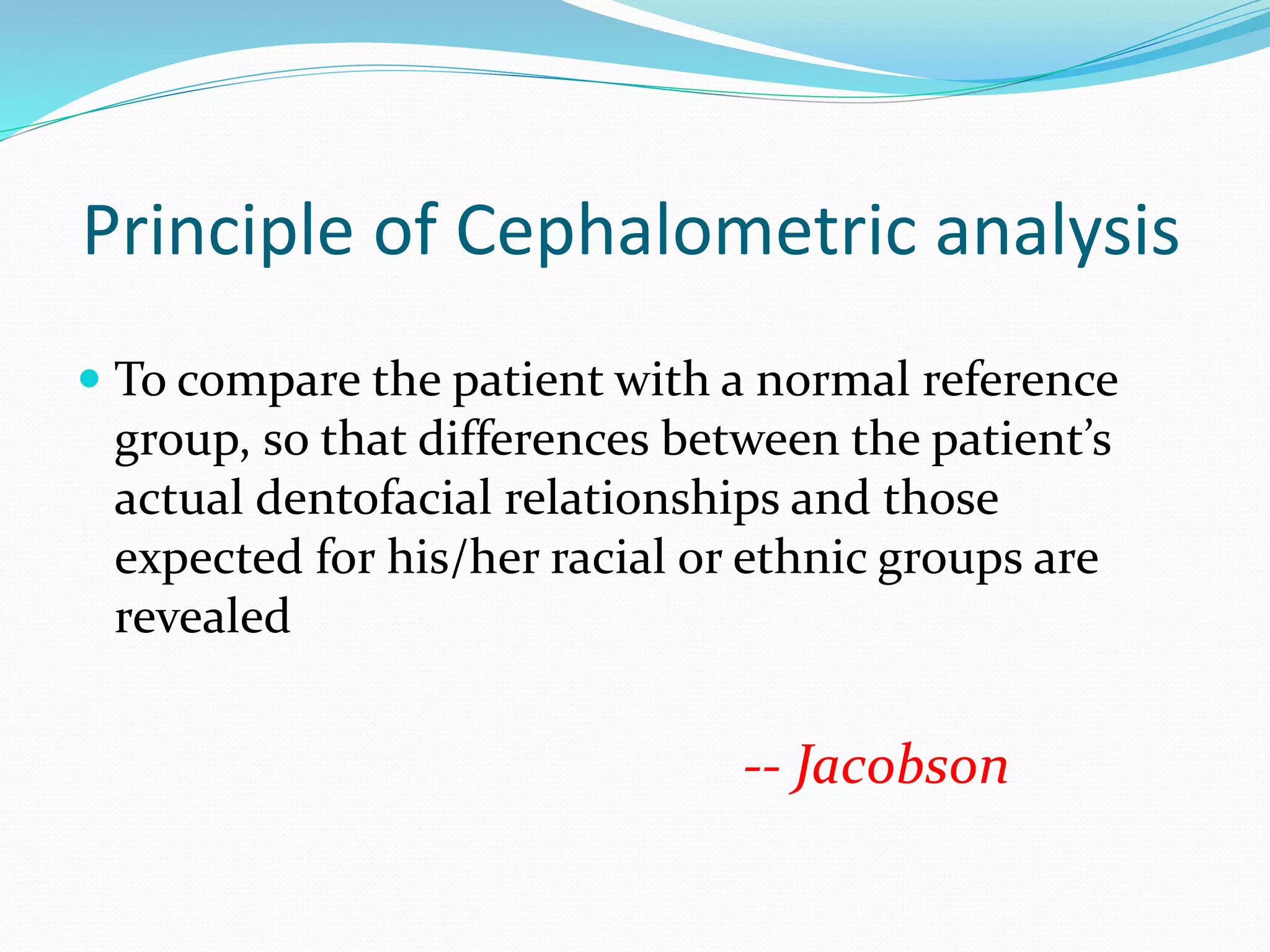Cephalometrics | PPTX