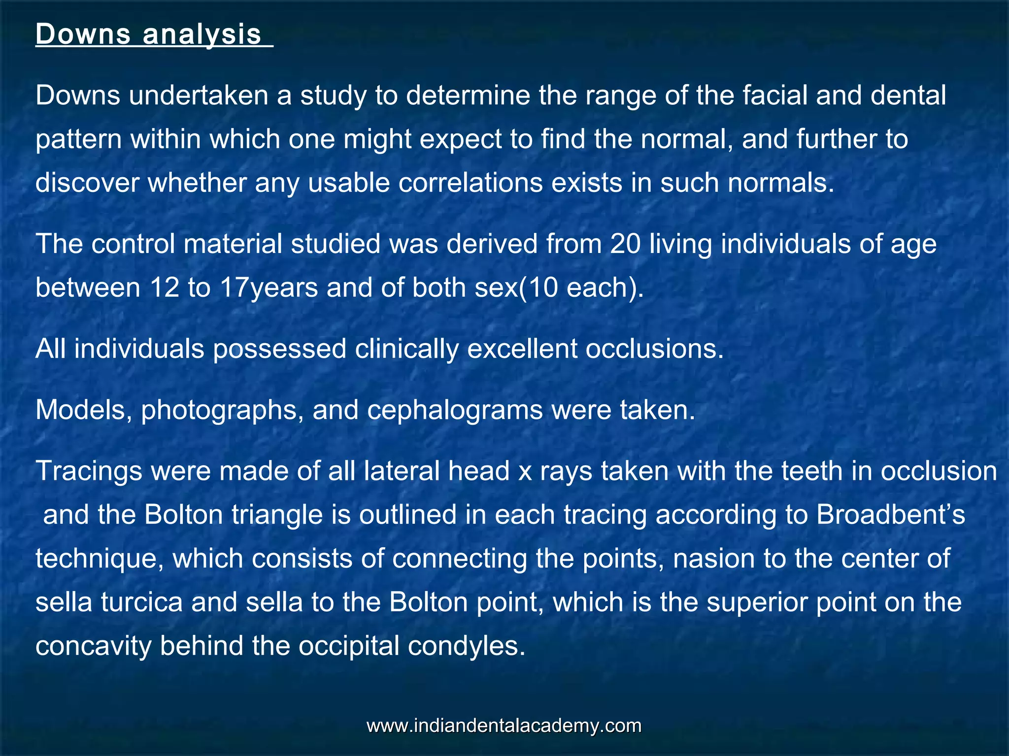 Cephalometrics | PPT