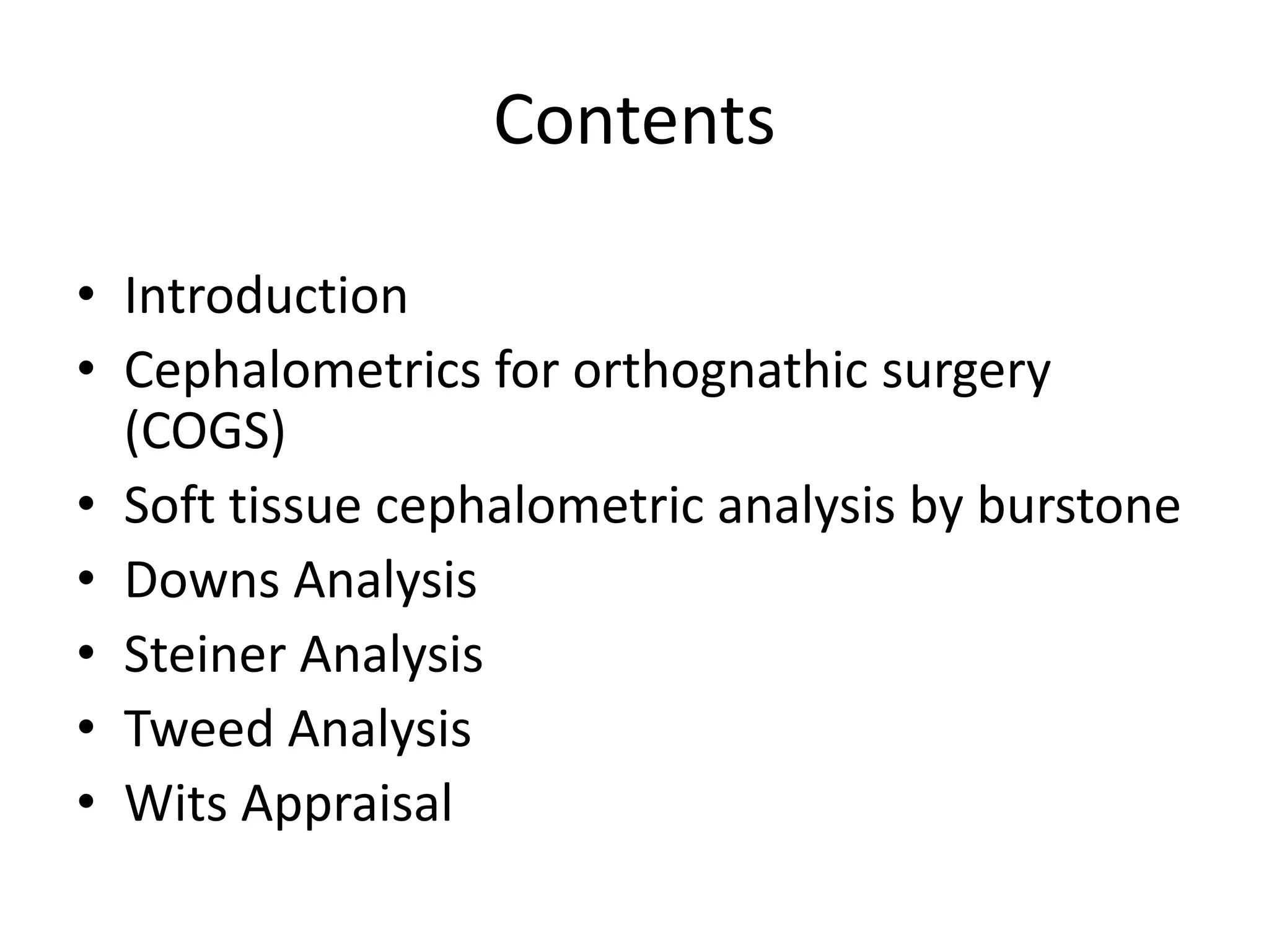 Cephalometrics EVALUATION AND INTERPRETATION | PPTX