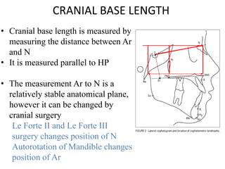 Cephalometrics EVALUATION AND INTERPRETATION | PPTX