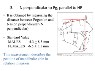 Cephalometrics EVALUATION AND INTERPRETATION | PPTX