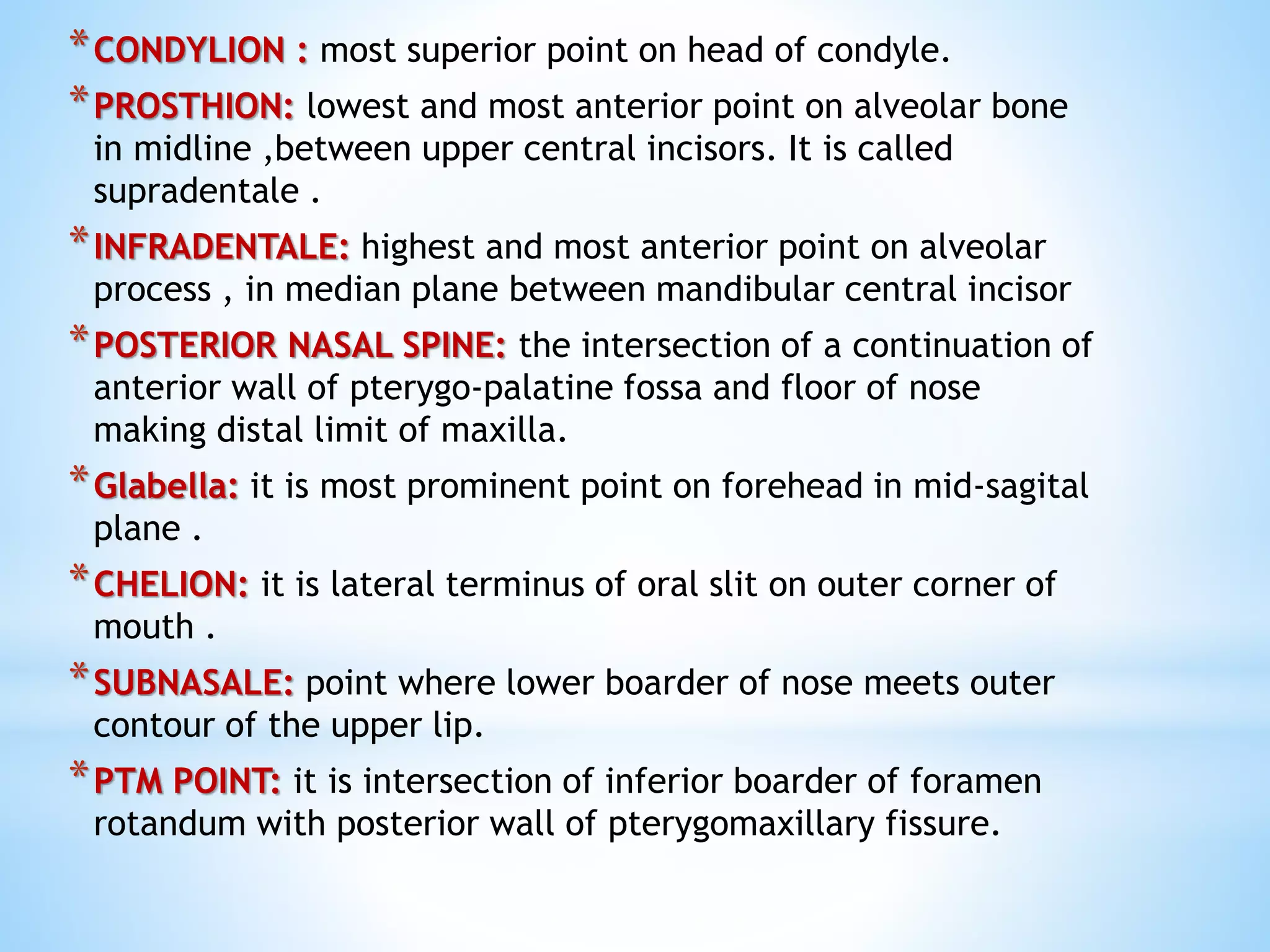 Cephalometrics | PPTX