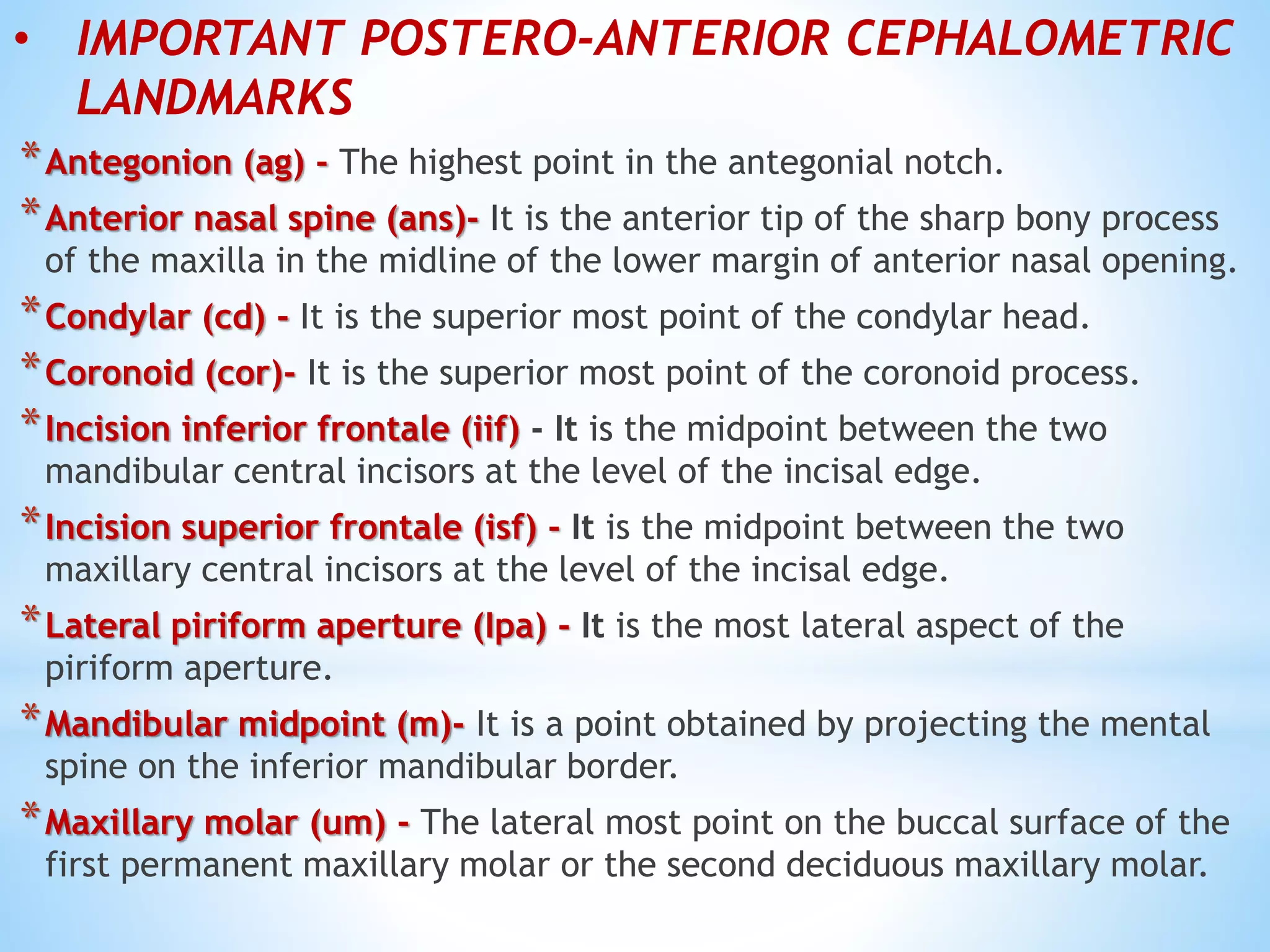 Cephalometrics | PPTX
