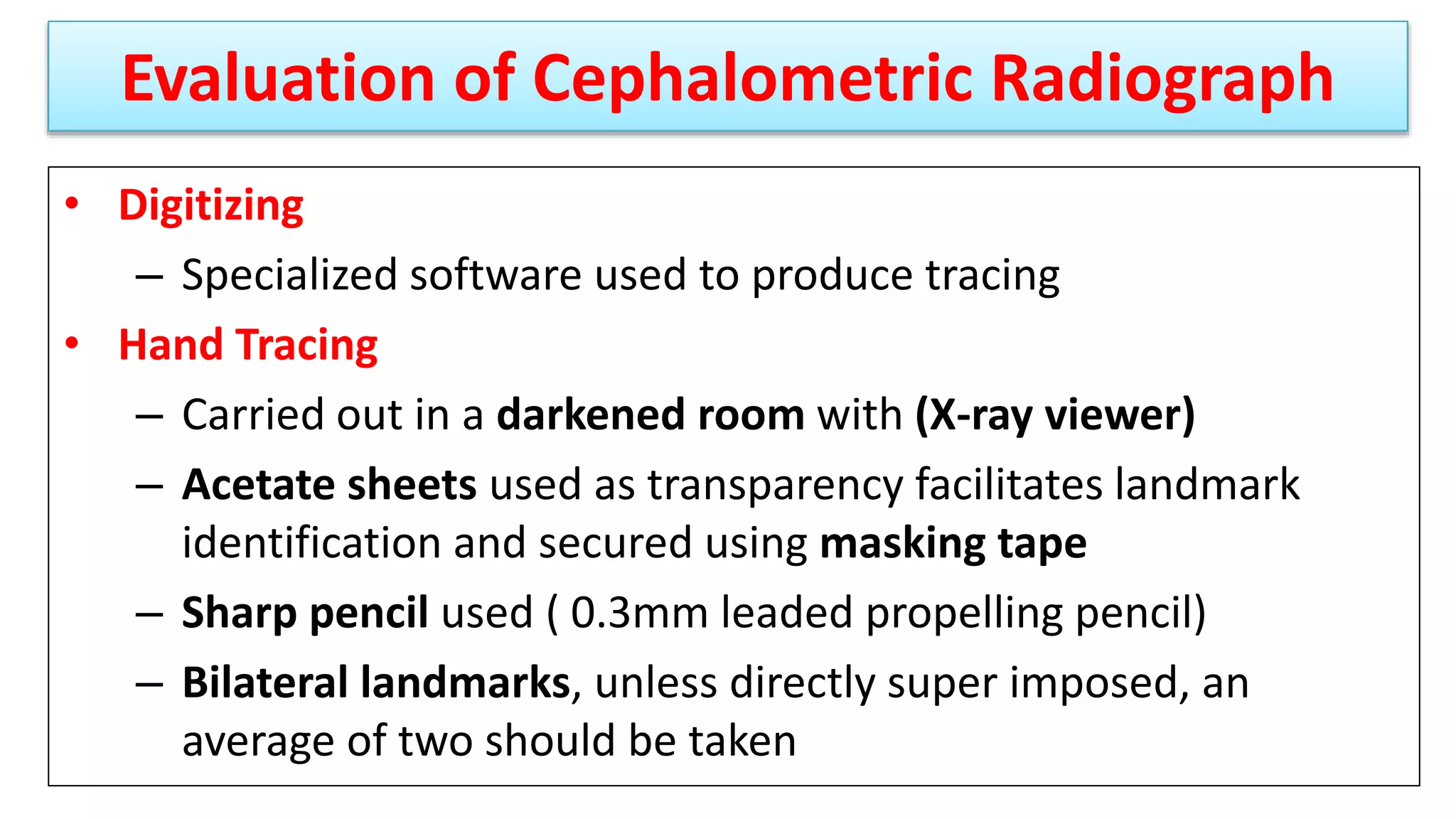 Cephalometrics | PPTX