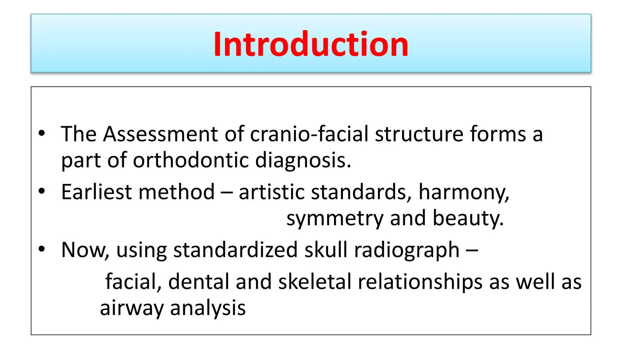 Cephalometrics | PPTX