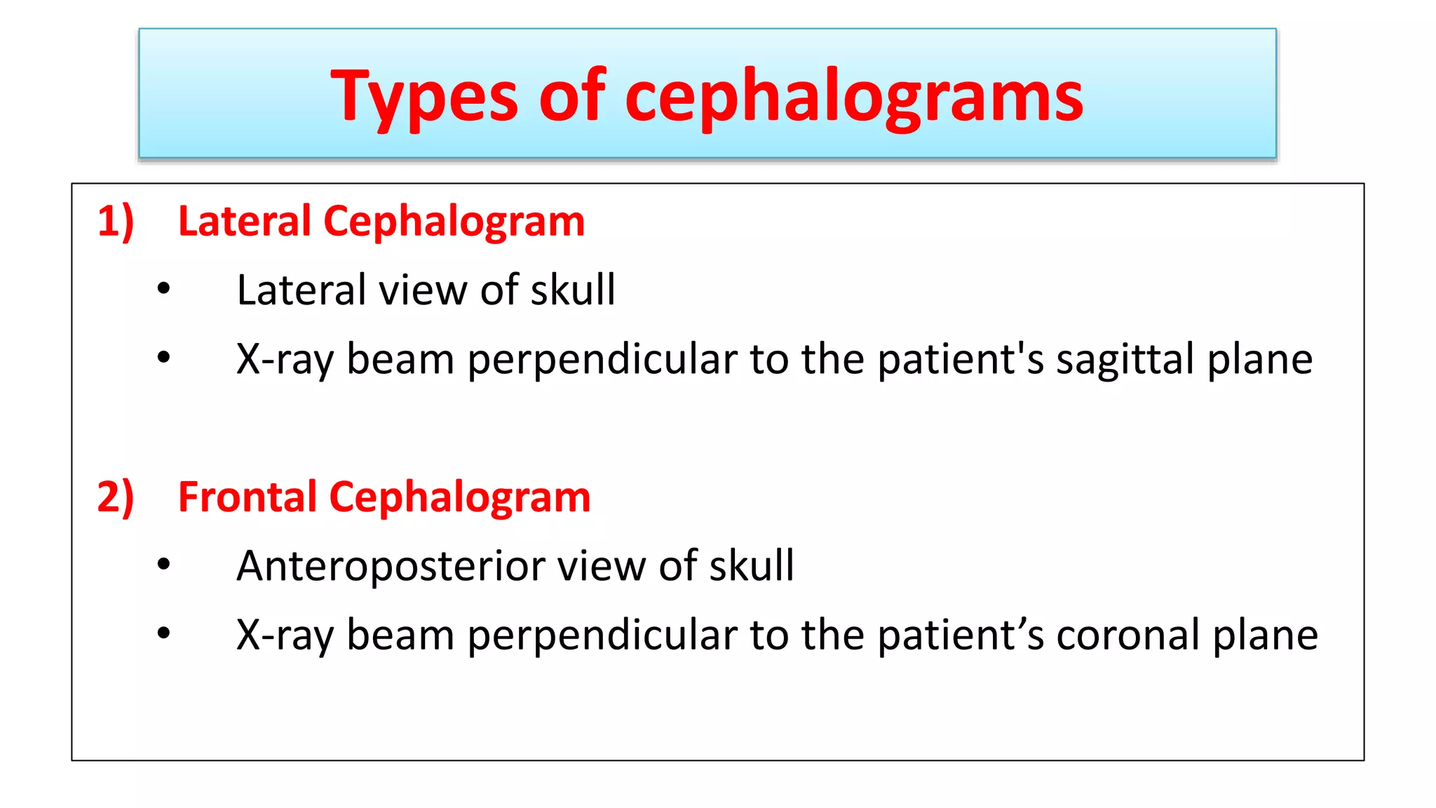 Cephalometrics | PPTX