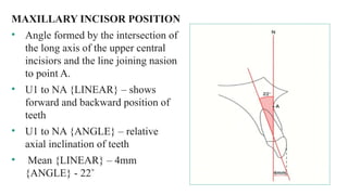 Cephalometrics analysis in orthodontics.pptx