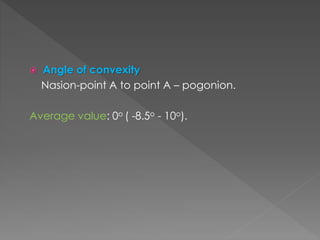 Cephalometrics in orthodontics | PPTX