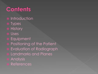 Cephalometrics In Orthodontics Pptx