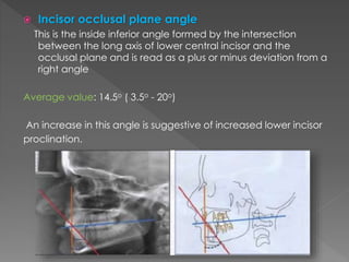 Cephalometrics in orthodontics | PPTX
