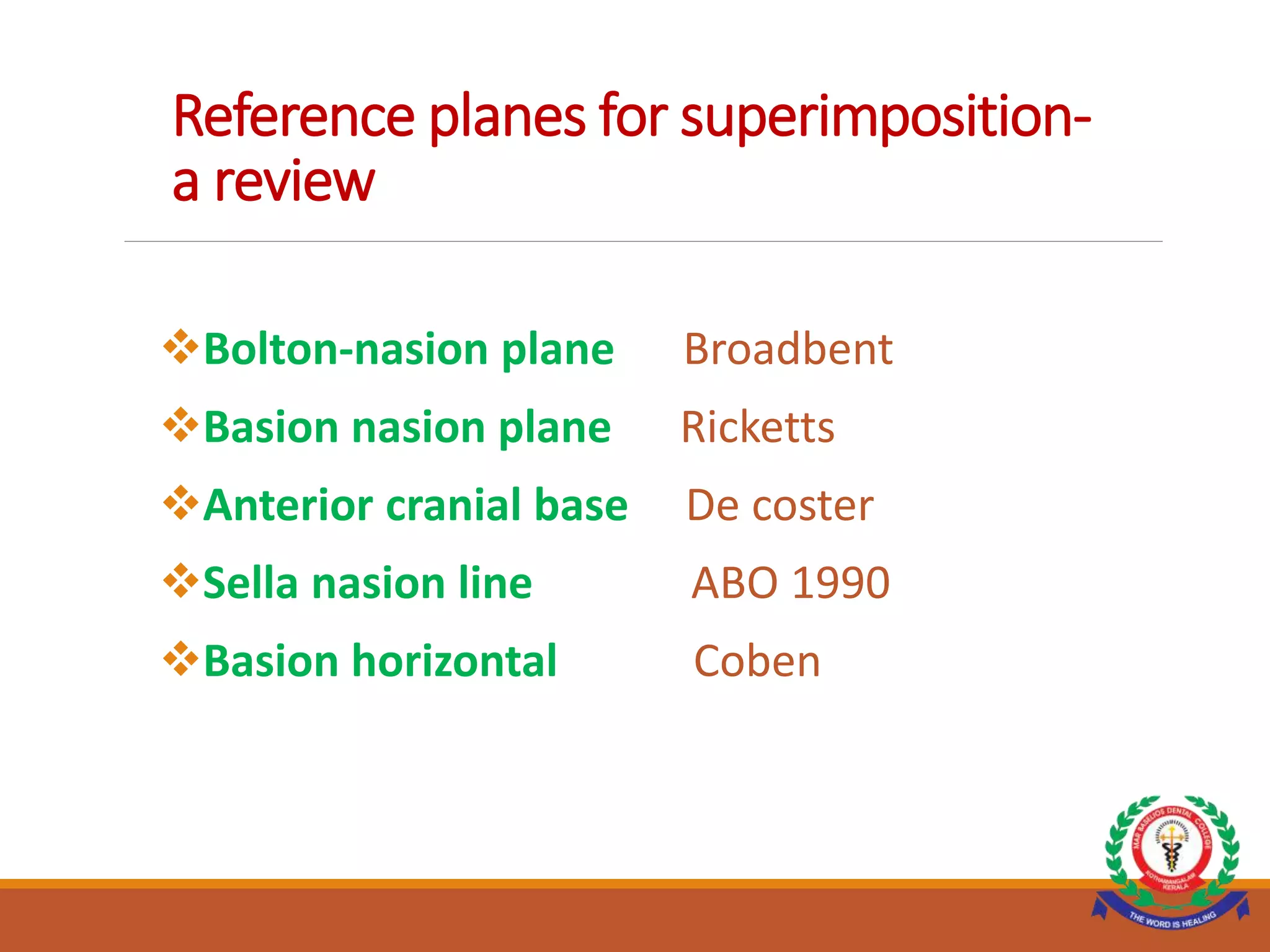 CEPHALOMETRIC SUPERIMPOSITION.ppt