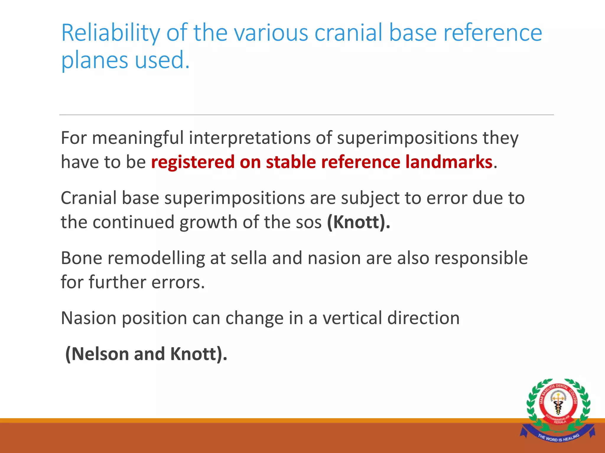 CEPHALOMETRIC SUPERIMPOSITION.ppt