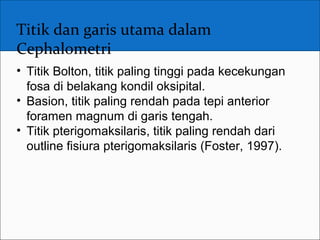 Cephalometri | PPT