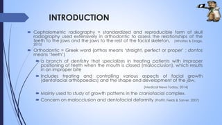 Cephalometry | PPTX