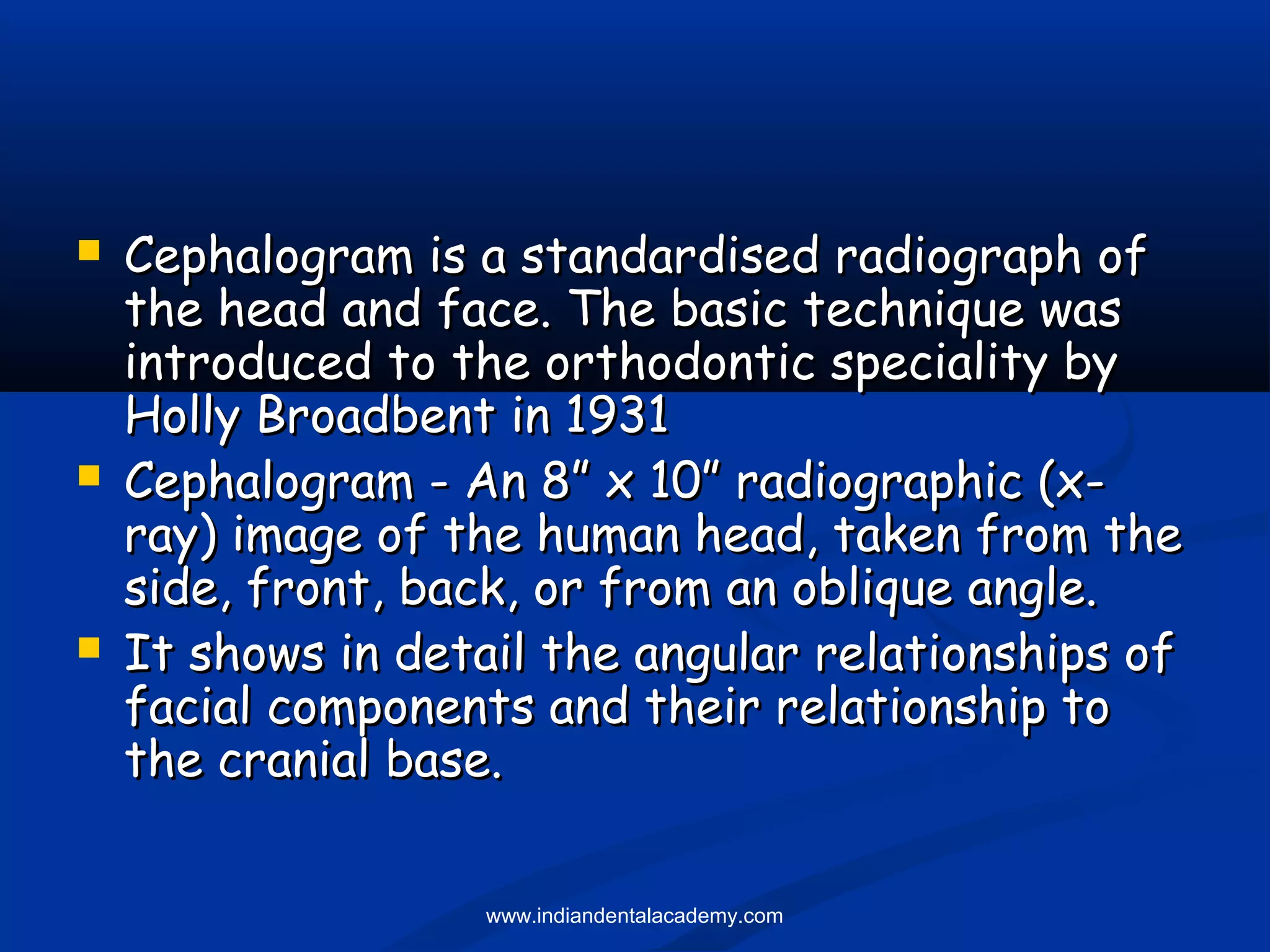 Cephalometry | PPT