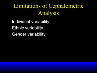 Cephalomitric analysis | PPT