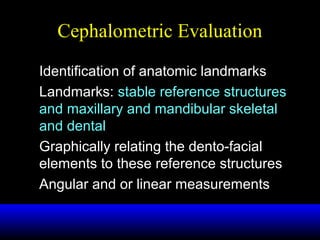 Cephalomitric analysis | PPT
