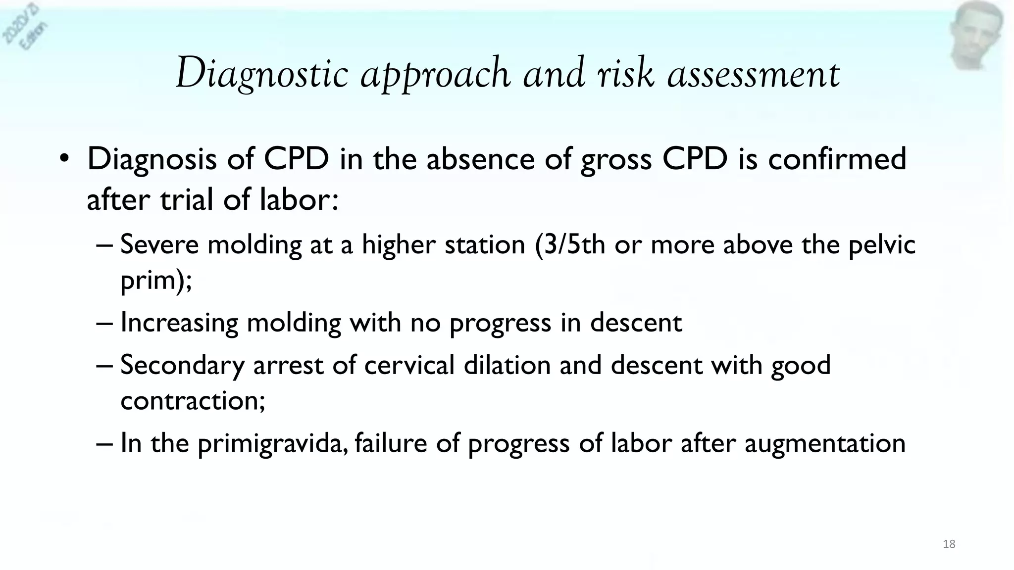 Cephalopelvic disproportion 2021 | PDF