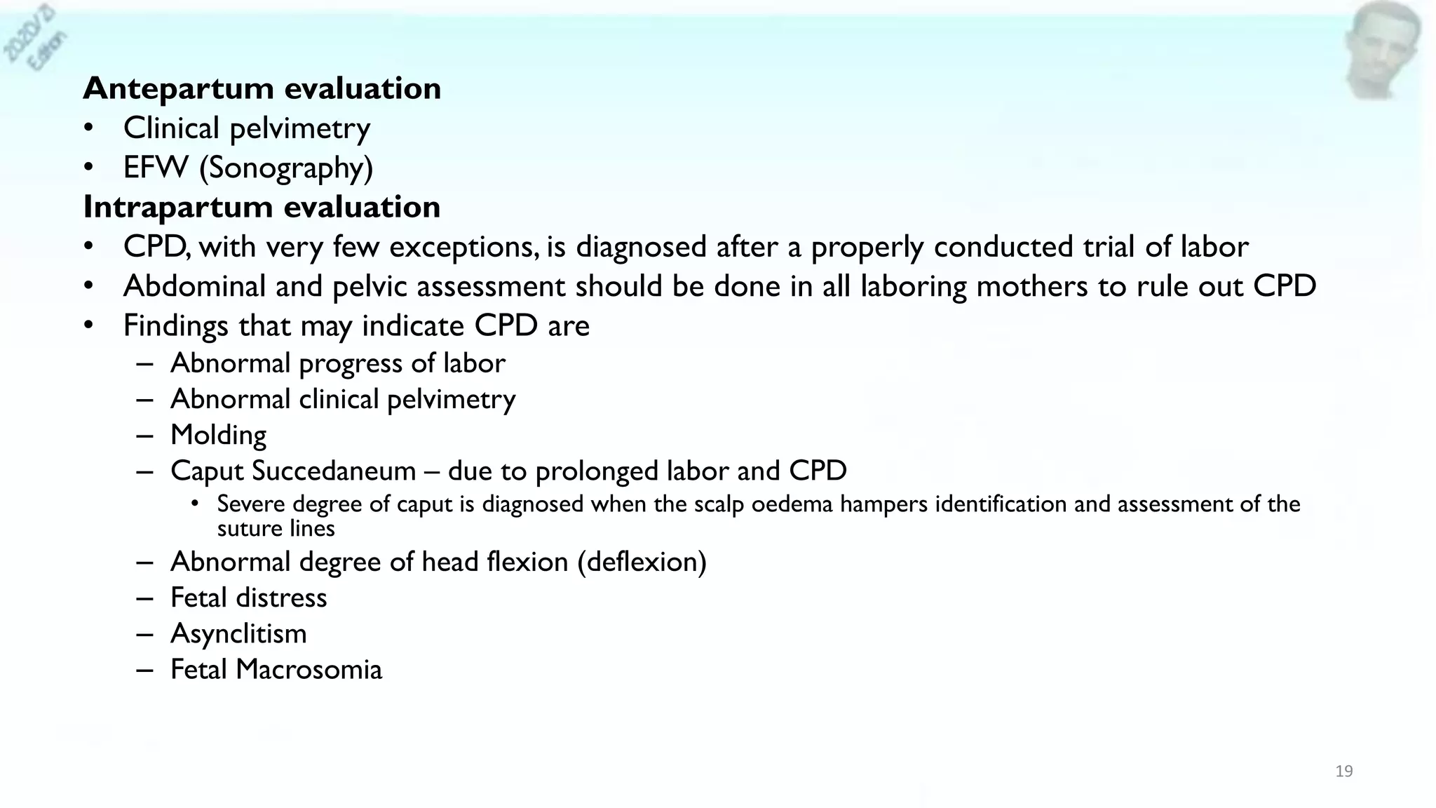Cephalopelvic disproportion 2021 | PDF