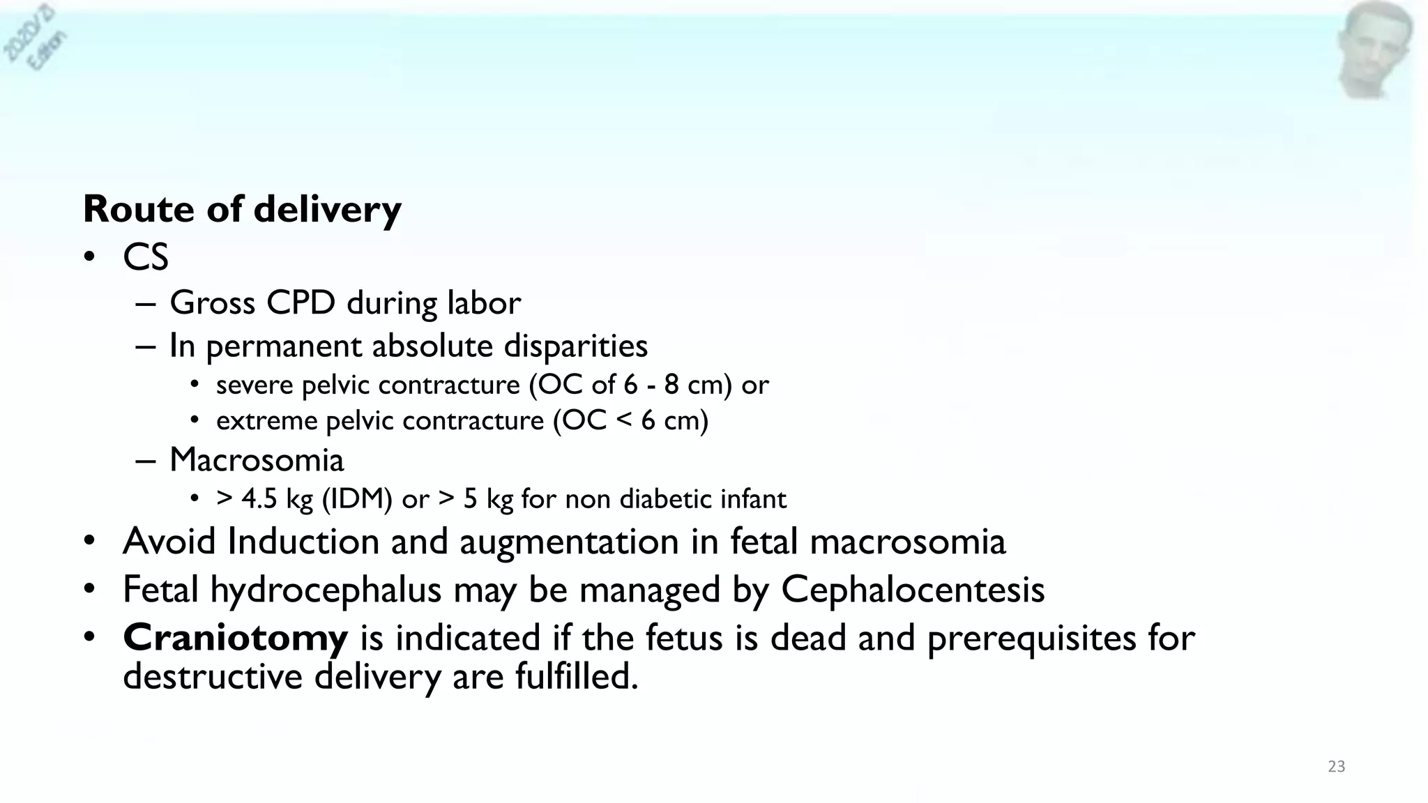 Cephalopelvic disproportion 2021 | PDF