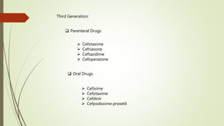 Cephalosporin Antibiotics | PPTX