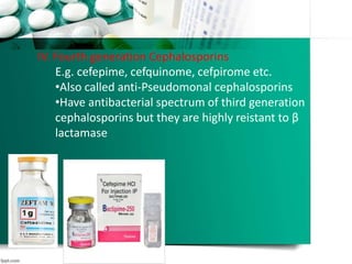 Cephalosporin | PPTX