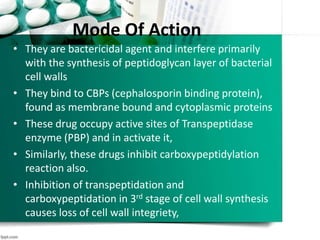 Cephalosporin | PPTX