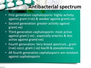 Cephalosporin | PPTX