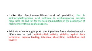 Cephalosporins-1.pptx | Pharmaceutical Drugs | Medical Health