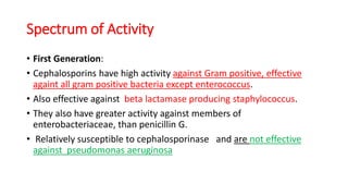 Cephalosporins-1.pptx | Pharmaceutical Drugs | Medical Health