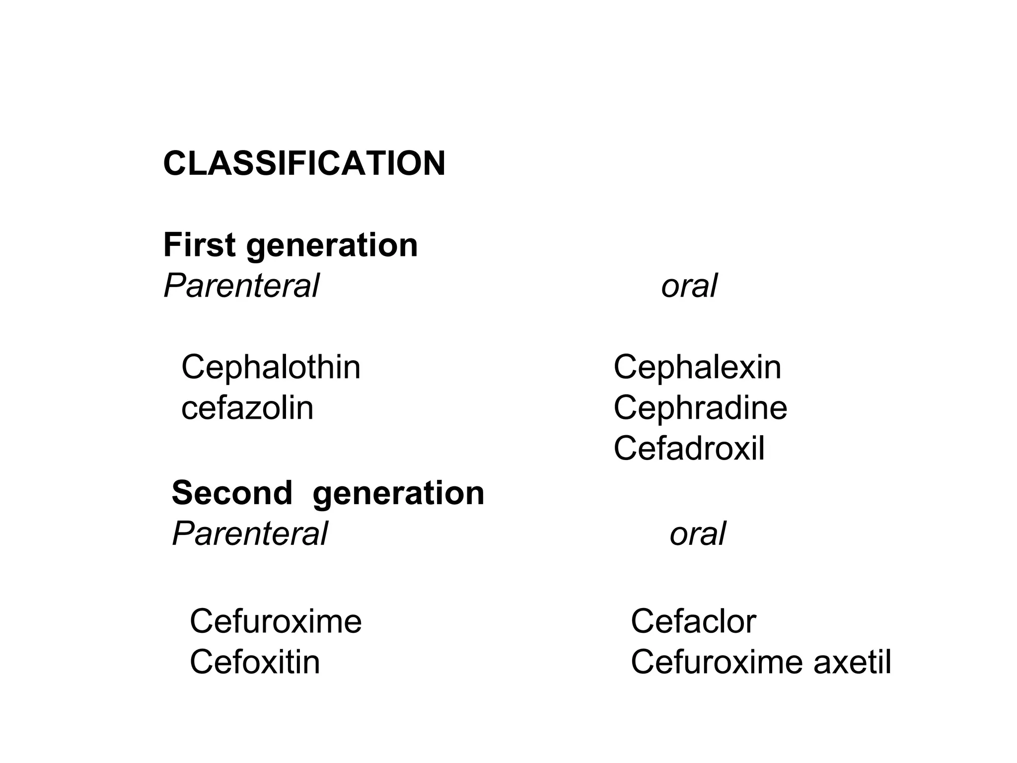 Cephalosporins | PPT