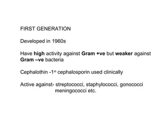 Cephalosporins | PPT